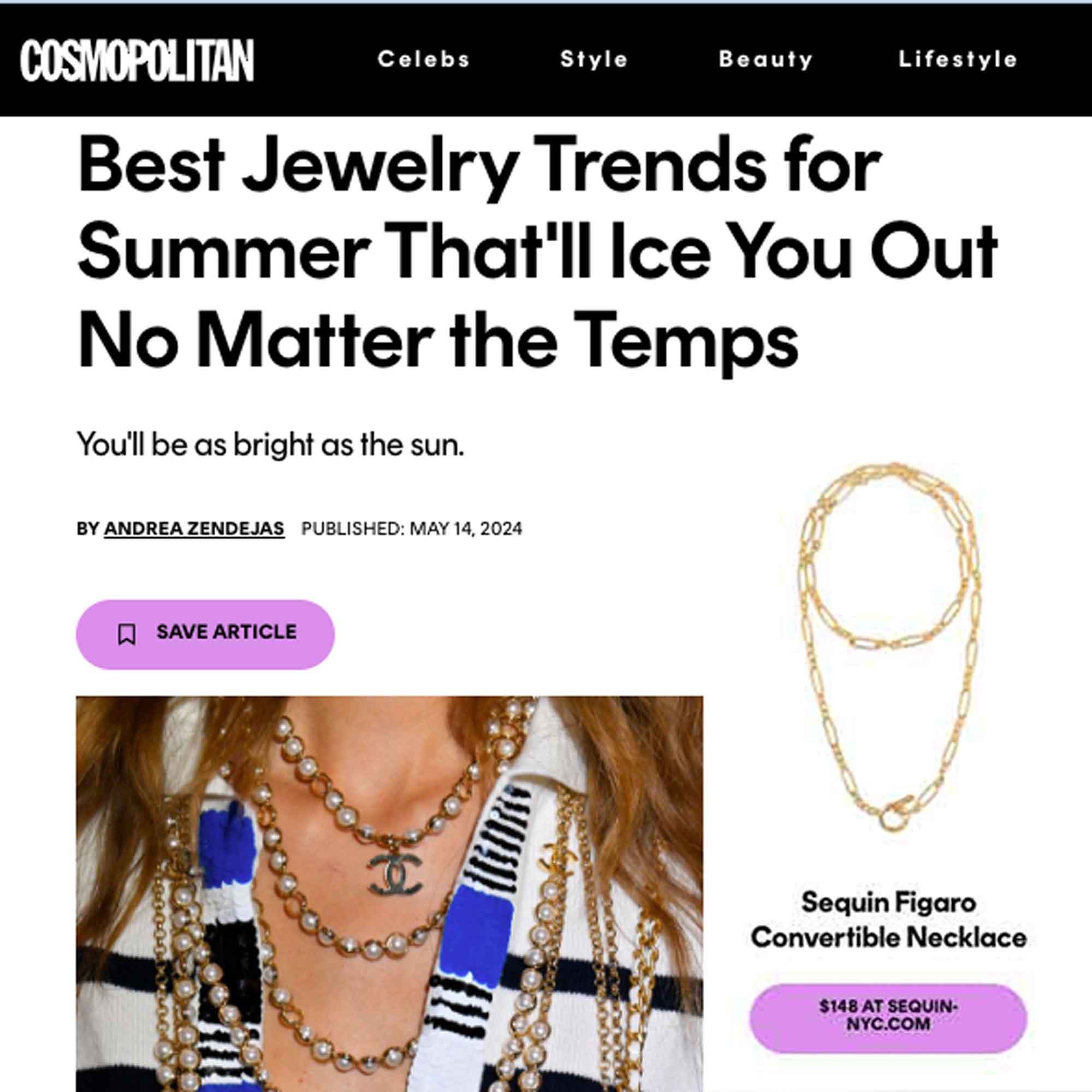 Sequin Jewelry