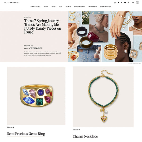 Sequin Jewelry