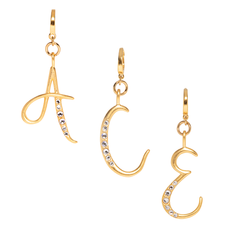 Jade Initial Clip-On Charm | Sequin