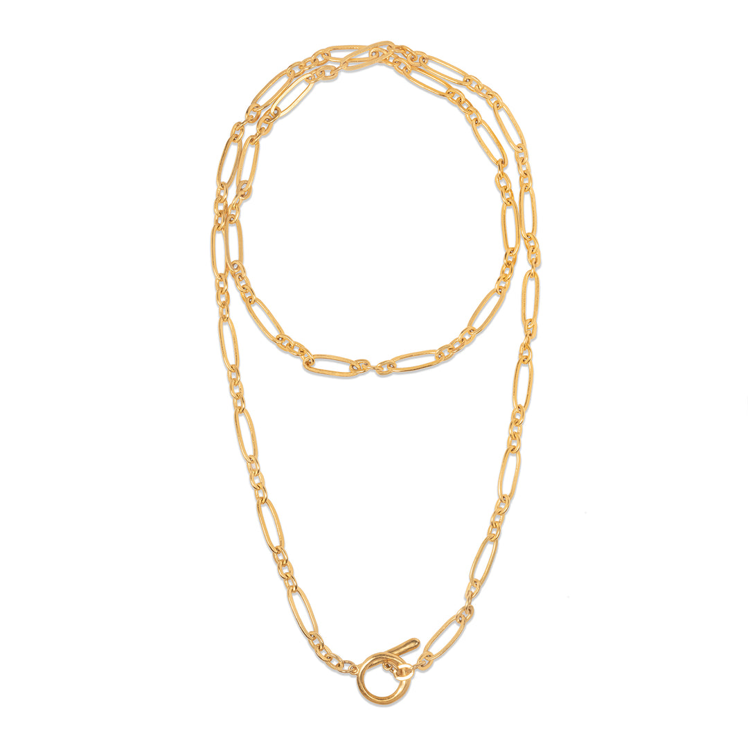 Figaro Convertible Necklace-Gold | Sequin