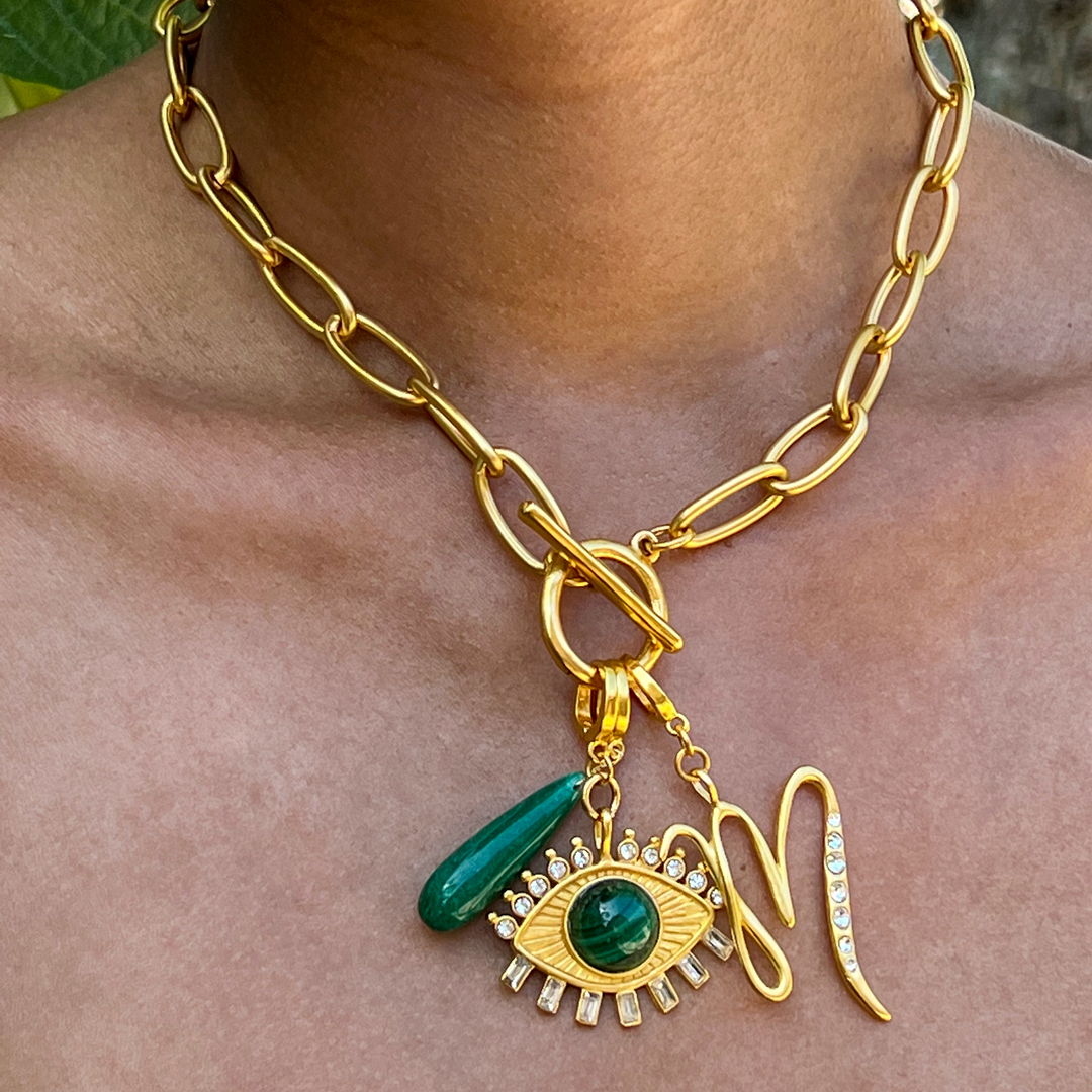 Mae Toggle Chain Necklace | Sequin